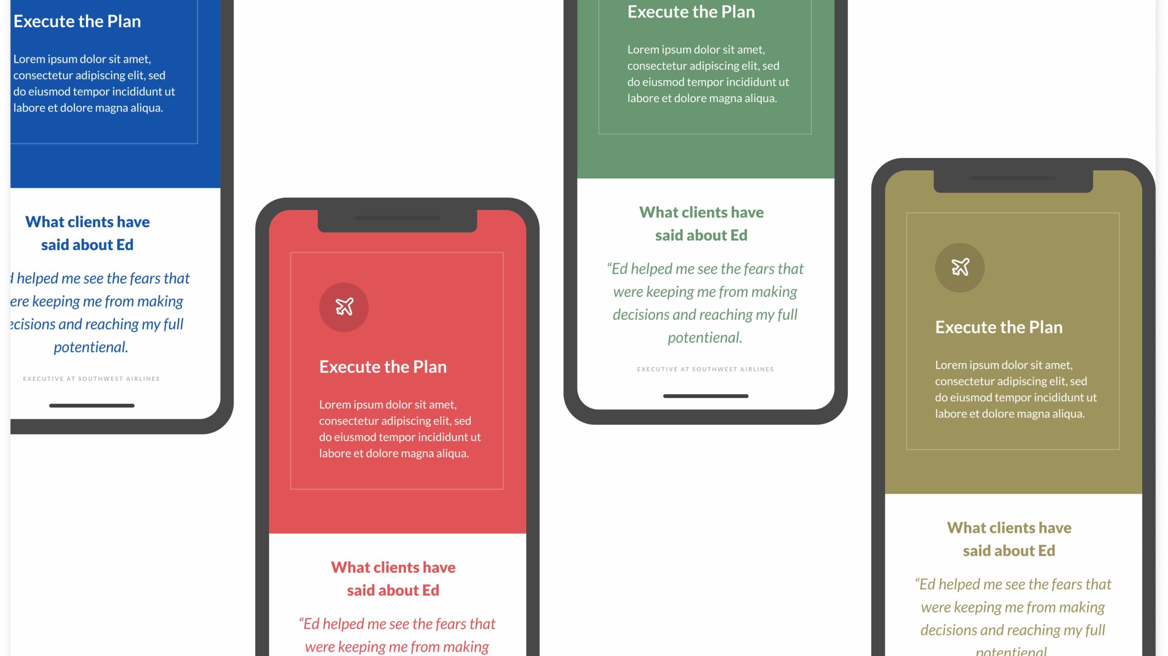 Ed Rankin Executive Coaching Rebrand with Tegan - Tegan Digital
