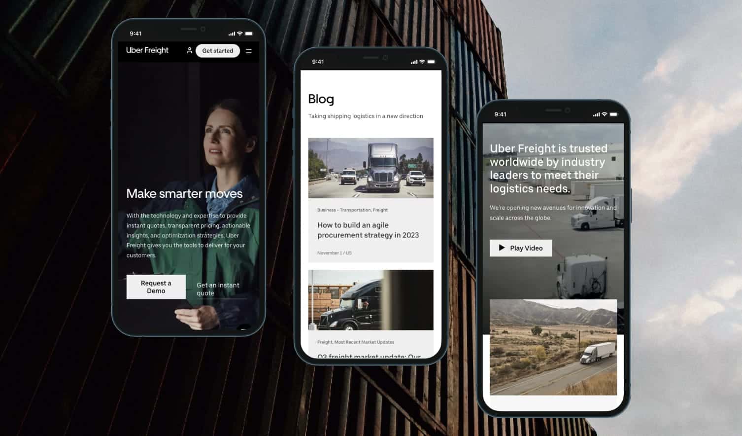 Uber Freight - Tegan Digital